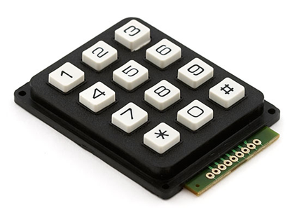 Cooper Maa: Arduino 筆記 – Lab18 讀取 3x4 Keypad 的輸入